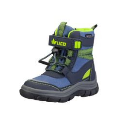 Lico Kinder Snowboots "Snowboot Crumbie VS", Gr. 27, blau, Synthetik, Schuhe