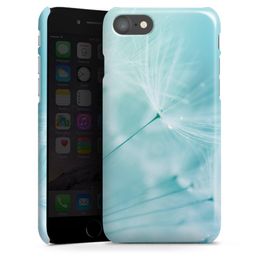 DeinDesign iPhone SE (2020) Handy Premium Case Smartphone Handyh&uuml;lle Schutzh&uuml;lle gl&auml;nzend Dandelion Flower Winter Premium Case