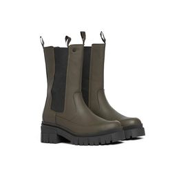Barbour Chelsea Boots Damen Gr&ouml;&szlig;e 39/40 oliv / schwarz Winterschuhe