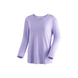 Maier Sports Damen Langarmshirt "Long Sleeve Jersey W"helllila, Gr. M, 50% BAUMWOLLE, 50% POLYESTER, Shirts