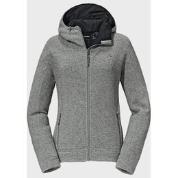 Sch&ouml;ffel SCH&Ouml;FFEL Damen Fleecejacke "Fleece Hoody Lakefield L", grau, Gr. 36, Oberstoff Rumpf: 50% Wolle 27% Polyester 23% Nylon Futter Kapuze: 100% Polyester