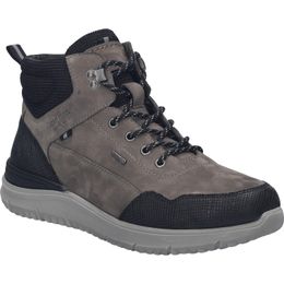 Josef Seibel Herren Sneaker "Wales 50, grau-kombi", Gr. 42, grau, Obermaterial: 80% Rindsleder Leather cow. 20% Textilmaterial TEXMAT., Schuhe