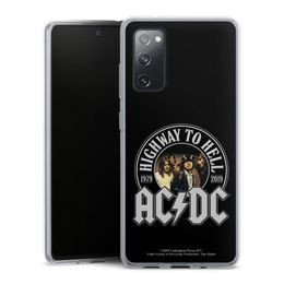 DeinDesign Galaxy S20 FE 5G Handy Silikon H&uuml;lle Case transparent Handyh&uuml;lle Acdc Official Licensed Product Rock Silikon Case