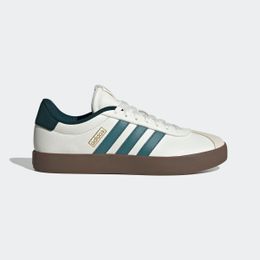 Herren Sneaker "VL COURT 3.0", adidas Sportswear, Gr. 43core wei&szlig;, preloved teal, aurora ivy, Leder, Synthetik, Schuhe, inspiriert vom Design des