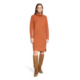 Cartoon Damen Strickkleid "Damen mit Turtle Neck"terra cotta, Gr. 34, Obermaterial: 60% Polyacryl, 30% Polyamid, 8% Wolle, 2% Elasthan, Kleider