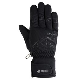 Ziener Damen Skihandschuhe "113015"schwarz, Gr. 7, Materialmix, Handschuhe