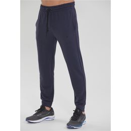 Sweathose Virtus "Streat", Damen, Gr. S, US-Gr&ouml;&szlig;en, blau (dunkelblau), 66% Viskose, 30% Polyester, 4% Elasthan, unifarben, lang, Hosen Sweathose, mit Baumwoll-Touch