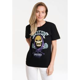 T-Shirt logoshirt "MOTU - Skeletor", Damen, Gr. L, schwarz, 100% Baumwolle, bedruckt, normal, Rundhals, Shirts T-Shirt, mit lizenziertem Print