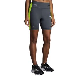 Brooks Run Visible 6" Short Tight Bekleidung Damen grau XS