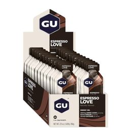 GU Energy Gel Espresso Love Karton (24 x 32g) Ern&auml;hrung Unisex
