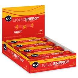 GU Liquid Energy Strawberry Banana Karton (12 x 60g) Ern&auml;hrung Unisex