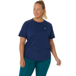 asics Road SS Top Bekleidung Damen blau L