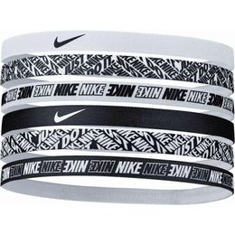 Nike Printed Headbands Assorted 6PK Bekleidung Unisex schwarz 48.6