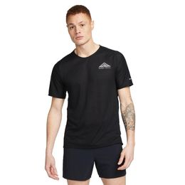Nike Trail Dri-Fit Shirt Bekleidung Herren schwarz S