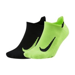 Nike Multiplier No-Show (2 Paar) Bekleidung Unisex bunt S