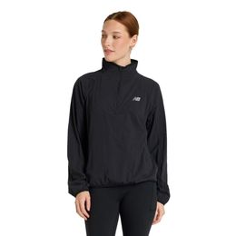 New Balance Ultra Light Half Zip Bekleidung Damen schwarz M