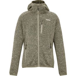 Regatta Hooded Newhill Damen Fleecejacke gr&uuml;n 40 - Damenjacken