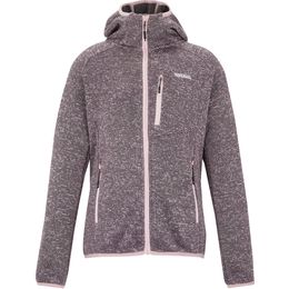 Regatta Hooded Newhill Damen Fleecejacke rosa 40 - Damenjacken