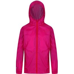 Regatta Pack-It III Kinder Regenjacke pink 104 - Kinderjacken