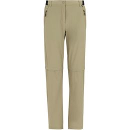 Regatta Travel Light II Damen Zip-Off-Hose beige 38 - Damenhosen, -r&ouml;cke & -kleider