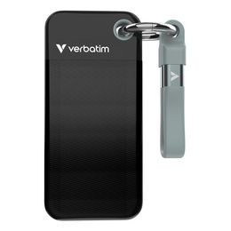 Verbatim Pocket SSD - 1 TB, Schwarz, Grau