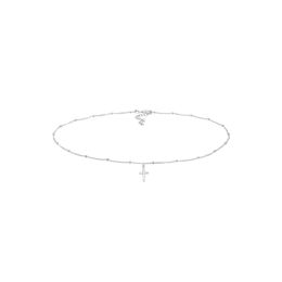 Elli Choker Kette 'Kreuz' Damen Gr&ouml;&szlig;e 36 silber