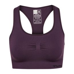 Hummel Sport-BH Damen Gr&ouml;&szlig;e XL pflaume / schwarz