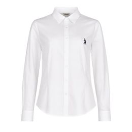 U.S. Polo Assn. Hemd - Slim fit - in Wei&szlig; - 71% | Gr&ouml;&szlig;e M | Damen-blusen