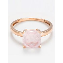 DIAMANTA Ros&eacute;gold-Ring "Quartz Unique" mit Edelstein - 73% | Gr&ouml;&szlig;e 58 | Schmuck