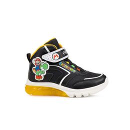 Geox Sneakers "Ciberdron" in Schwarz/ Gelb - 47% | Gr&ouml;&szlig;e 34 | Kindersneakers