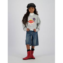 Vingino Sweatshirt "Nomire" in Grau - 50% | Gr&ouml;&szlig;e 164 | Kinder-sweatshirts-jacken