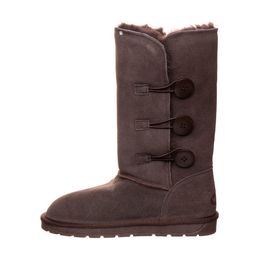 NICEBAY Leder-Winterstiefel "Bernie" in Braun - 72% | Gr&ouml;&szlig;e 39 | Damen-stiefel