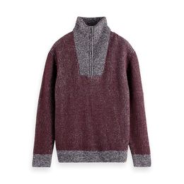 Scotch & Soda Scotch & Soda Pullover in Bordeaux - 56% | Gr&ouml;&szlig;e XXL | Herren-plussize