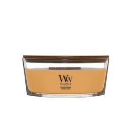 WoodWick Duftkerze "Golden Bourbon'' in Gelb - 453,6 g - 25% | Kerzen-vasen