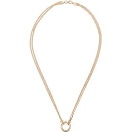 OR &Eacute;CLAT Gold-Halskette "Round" mit Schmuckelement - (L)41 cm - 79% | Schmuck