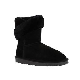 Gooce Leder-Winterstiefel "Beverly" in Schwarz - 54% | Gr&ouml;&szlig;e 40 | Damen-stiefel