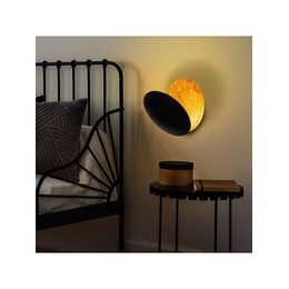 ABERTO DESIGN LED-Wandleuchte in Schwarz - (B)25 x (H)25 cm - 60% | Wandleuchten