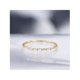 DIAMOND & CO Gold-Ring "Pour Toujours" mit Diamanten - 77% | Gr&ouml;&szlig;e 58 | Schmuck