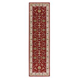 Atticgo Kurzflor-Teppich ''Classic'' in Rot - 58% | Gr&ouml;&szlig;e 67x250 cm |