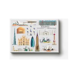 PRINTWORKS 1000tlg. Puzzle ''Iconic Buildings'' - ab 11 Jahren - 44% | Gesellschaftsspiele