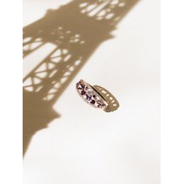 DIAMOND & CO Ros&eacute;gold-Ring mit Diamanten - 78% | Gr&ouml;&szlig;e 60 | Schmuck