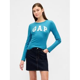 GAP Longsleeve in T&uuml;rkis - 48% | Gr&ouml;&szlig;e XXL | Damen-tops