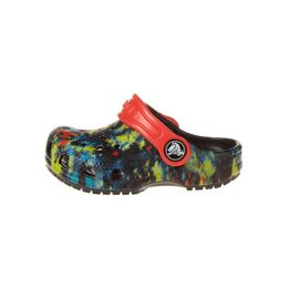Crocs Crocs "Tiedye Graphic" in Schwarz/ Bunt - 48% | Gr&ouml;&szlig;e 23/24 | Baby-badeschuh