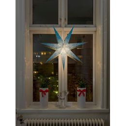 Konstsmide Dekoleuchte ''Stern'' in Wei&szlig;/ Blau - (H)78 cm - 35% | Lichterketten-dekobeleuchtung