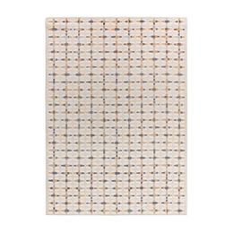 Atticgo Kurzflor-Teppich "Baresa" in Creme/ Silber/ Beige - 54% | Gr&ouml;&szlig;e 80x150 cm |