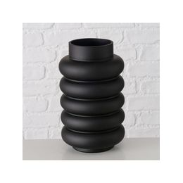 Boltze Vase ''Ribbo'' in Schwarz - (H)25 x &Oslash; 15 cm - 51% | Kerzen-vasen