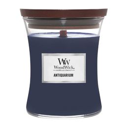 WoodWick Duftkerze "Antiquarium'' in Petrol - 275 g - 33% | Kerzen-vasen