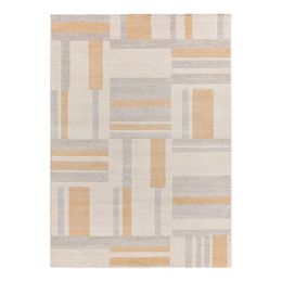 Atticgo Kurzflor-Teppich "Craft" in Grau/ Camel - 49% | Gr&ouml;&szlig;e 160x230 cm |