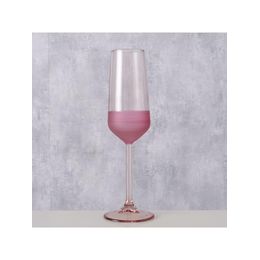 Boltze Sektglas "Moluna" in Rosa - (H)23 cm - 46% | Gedeckter-tisch