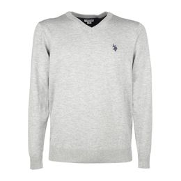 U.S. Polo Assn. Pullover in Hellgrau - 49% | Gr&ouml;&szlig;e XXL | Herren-plussize